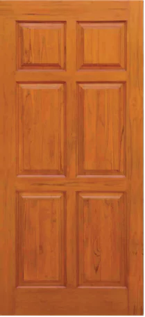 6 Box Design - Teak wood Door
